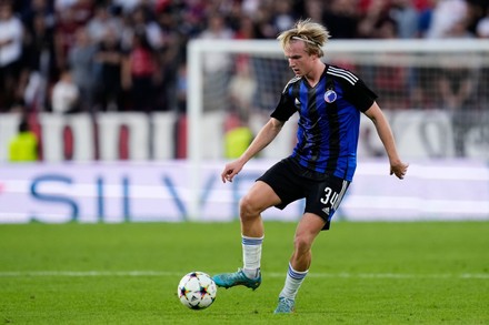 Victor Kristiansen Leftback Copenhagen Denmark Does Editorial Stock ...