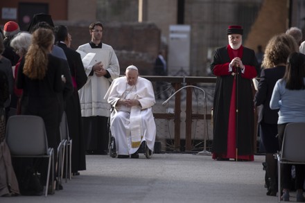 Pope Francis Attends Final Ceremony Cry Editorial Stock Photo - Stock ...