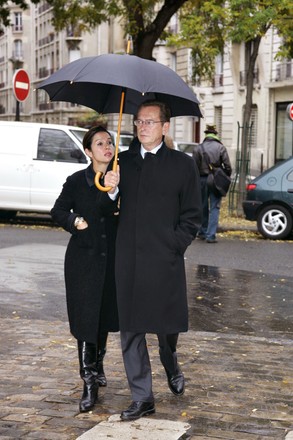 Dominique Baudis Wife Attend Funeral French Editorial Stock Photo ...