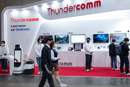 Visitors Look Thundercomm Booth During 2022 Editorial Stock Photo ...