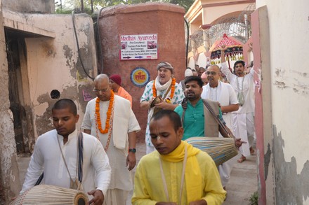 Devotees Iskcon Temple Offering Prayers On Editorial Stock Photo ...