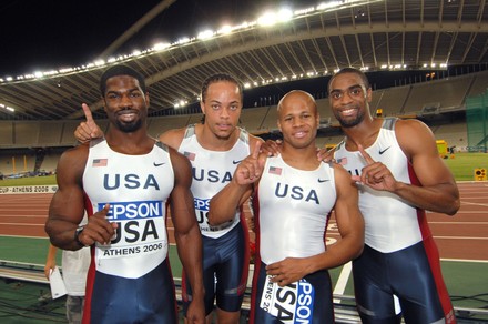 Usas Team Celebrate On 4x100 Meters Editorial Stock Photo - Stock Image ...