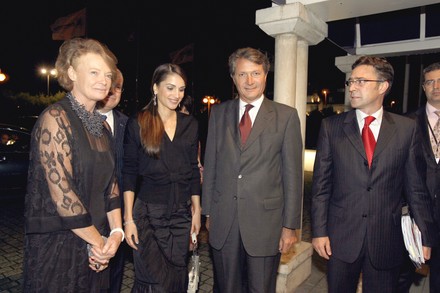 Mayor Deauville Philippe Augier Second Right Editorial Stock Photo ...