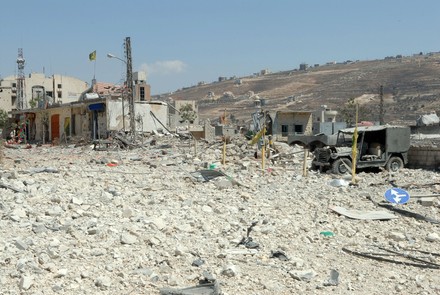 Destruction Main Street Southern Lebanese Village Editorial Stock Photo ...