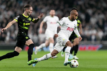 Lucas Tottenham Hotspur Action Editorial Stock Photo - Stock Image ...