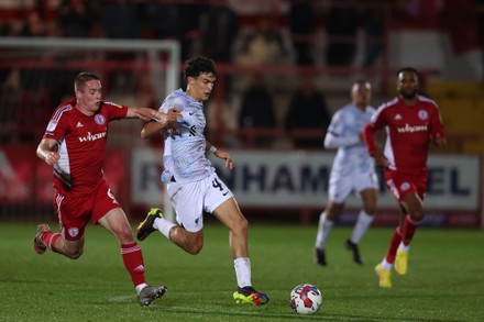 Liam Coyle Accrington Stanley Stefan Bajcetic Editorial Stock Photo ...