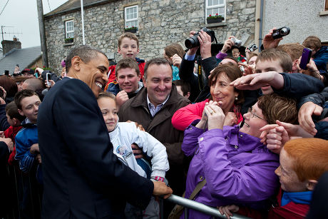President Barack Obama state visit to Ireland - 23 May 2011 Stock ...