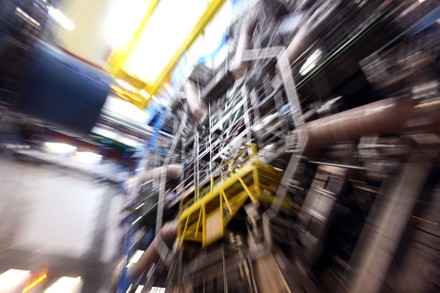 Construction Site Lhc Large Hadron Collider Editorial Stock Photo ...