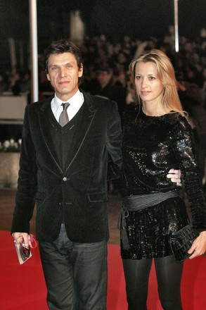 French Singer Marc Lavoine His Wife Editorial Stock Photo - Stock Image ...