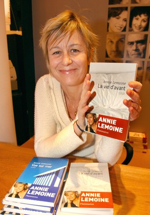French Journalist Annie Lemoine Promotes Her Editorial Stock Photo ...