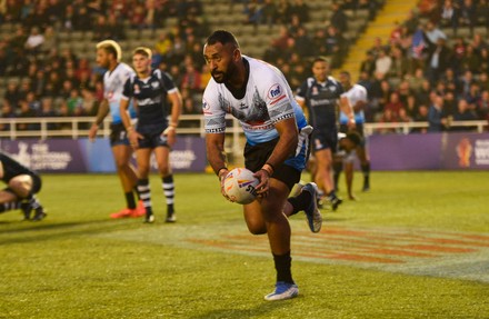 Korbin Sims Fiji Scores Another Try Editorial Stock Photo - Stock Image ...