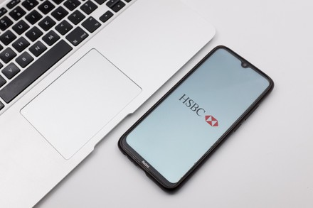 This Photo Illustration Hsbc Logo Seen Editorial Stock Photo - Stock ...