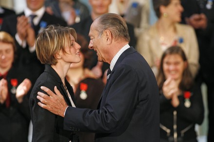 President Jacques Chirac Awards Sandrine Bailly Editorial Stock Photo ...