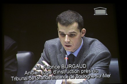 Videocapture French Judge Fabrice Burgaud Magistrate Editorial Stock ...