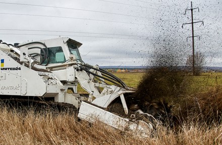 Armtrac Demining Machine Works During Presentation Editorial Stock ...