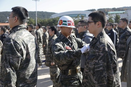South Korean Marine Trainees Take Part Editorial Stock Photo - Stock ...