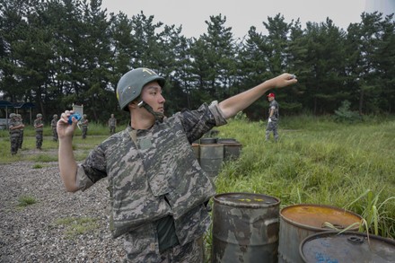 South Korean Marine Trainees Take Part Editorial Stock Photo - Stock ...