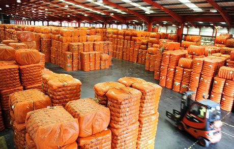 Sacks Wool Warehouse Editorial Stock Photo - Stock Image | Shutterstock
