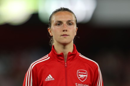 Lotte Wubbenmoy Arsenal Emirates Stadium London Editorial Stock Photo ...