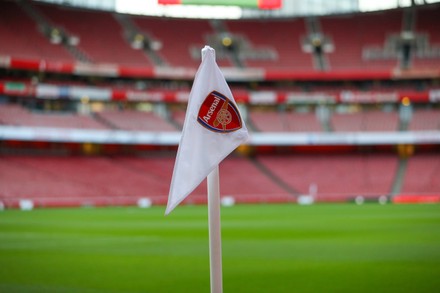 View Inside Emirates Stadium Corner Flag Editorial Stock Photo - Stock ...