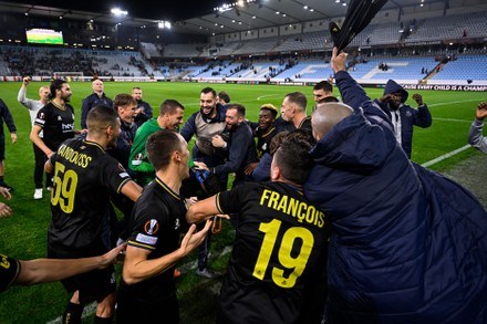 Unions Players Celebrates After Winning Soccer Editorial Stock Photo ...