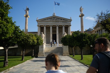 National Library Greece Athens Editorial Stock Photo - Stock Image ...