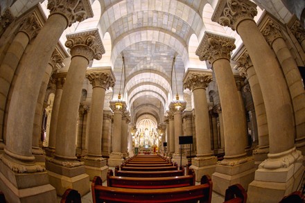Wide Angle Interior Colonnade Located Below Editorial Stock Photo ...