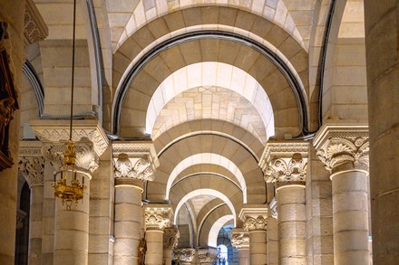 Column Colonnade Details Interior Architecture Religious Editorial ...