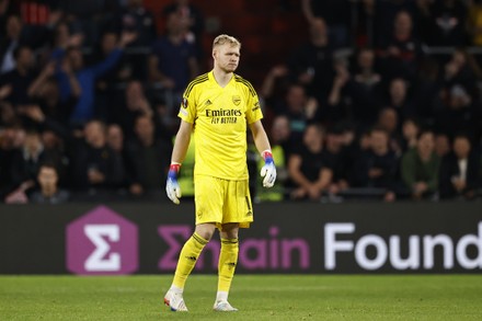 Arsenal Fc Goalkeeper Aaron Ramsdale During Editorial Stock Photo ...