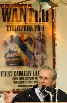 Us Secretary Defense Donald H Rumsfeld Editorial Stock Photo - Stock ...