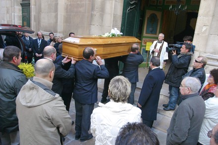 Funeral Ceremony French Singer Composer Pierre Editorial Stock Photo ...
