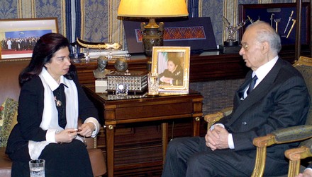 Nazek Widow Late Rafik Hariri Receives Editorial Stock Photo - Stock ...