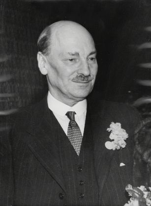 Clement Attlee 1st Earl Attlee Kg Editorial Stock Photo - Stock Image ...