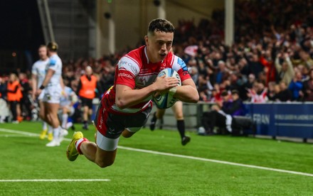 Try Celebrations Charlie Chapman Gloucester Rugby Editorial Stock Photo ...