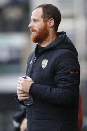 Notts County Coach Ryan Harley During Editorial Stock Photo - Stock ...
