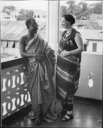 Miss Peggy Cripps Marries West African Editorial Stock Photo - Stock ...