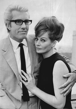Swedish Actress Anita Ekberg Husband Rik Redaktionelles Stockfoto ...