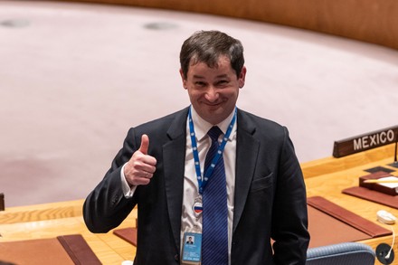 Russian Ambassador Dmitry Polyanskiy Attends Security Editorial Stock ...