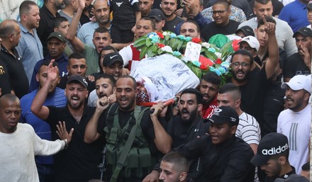 Mourners Carry Body Ramzi Zabara During Editorial Stock Photo - Stock ...