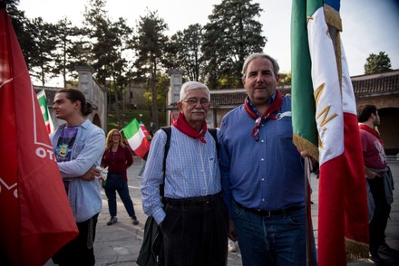 Participant Antifascist Demonstration Organised By Anpi Editorial Stock ...