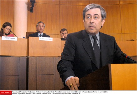 New Elected President Corsican Territorial Assembly Editorial Stock ...