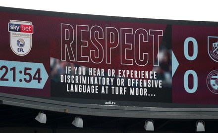 Main Stadium Scoreboard Displays Message Support Editorial Stock Photo ...