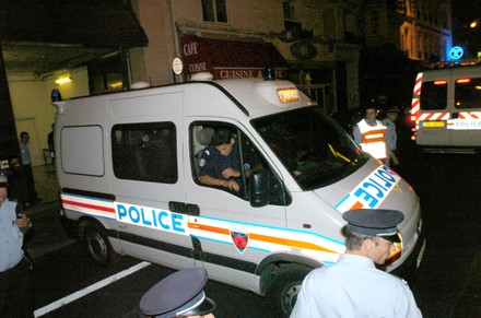 Police Van Drives French Former Member Editorial Stock Photo - Stock ...