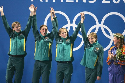 Australian Swimmers Jodie Henry Petria Thomas Editorial Stock Photo ...