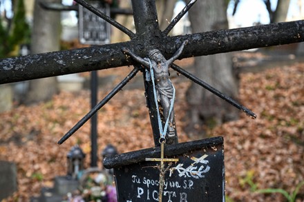 Crucifix Zasanie Cemetery Przemysl Southeastern Poland Editorial Stock ...