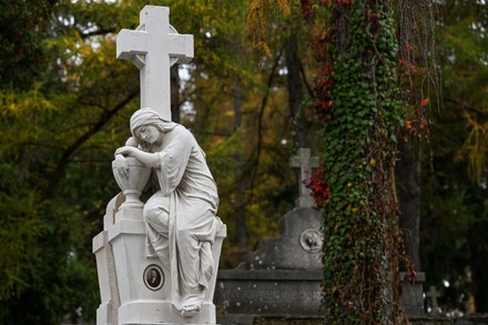 Grave Monument Main Cemetery Przemysl Southeastern Editorial Stock ...