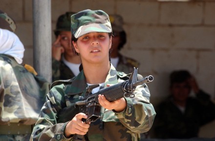 Iraqi Women Follow Training Session Camp Editorial Stock Photo - Stock ...
