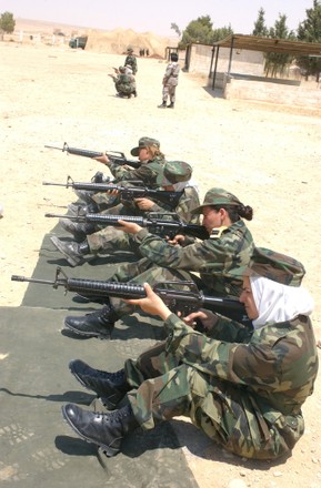 Iraqi Women Follow Training Session Camp Editorial Stock Photo - Stock ...
