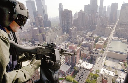 Officer Maintains Vigilant Watch Us Coast Editorial Stock Photo - Stock ...