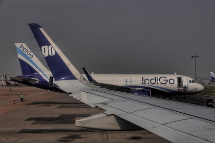 Go First Goair Indigo Passenger Planes Editorial Stock Photo - Stock ...